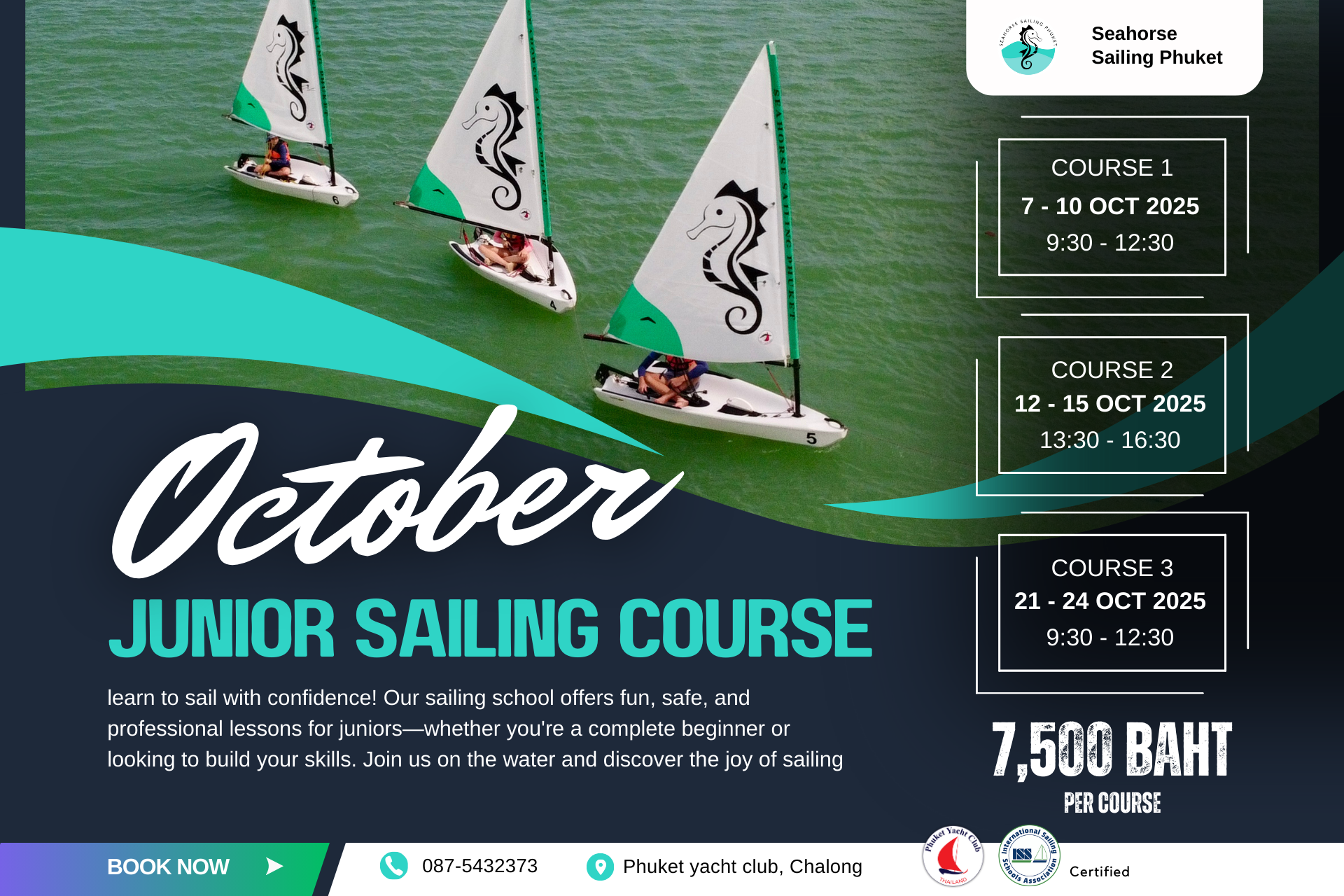 OCTOBER SAILING COURSE - Seahorse Sailing Phuket